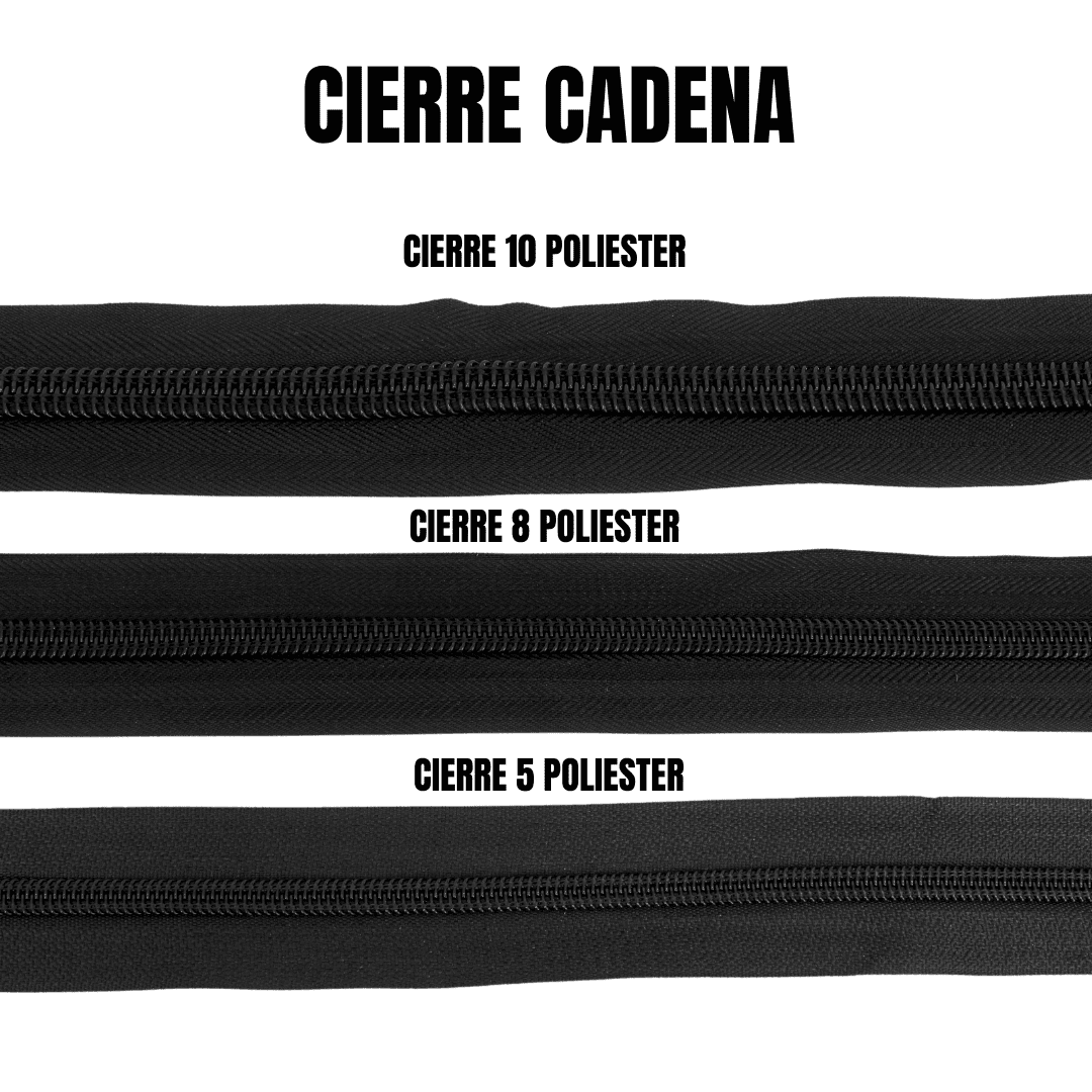 Cierre cadena poliéster - La Gamuza