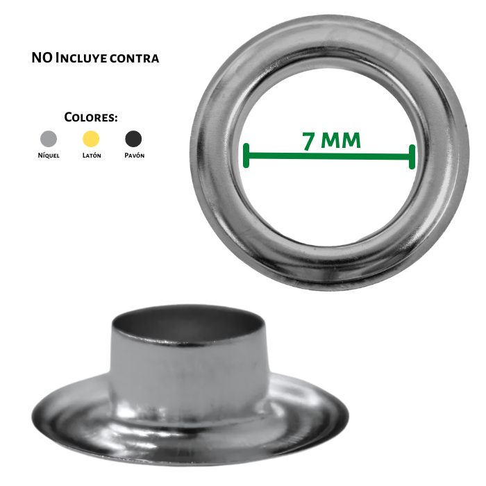Ojillo Económico K145 7mm - La Gamuza